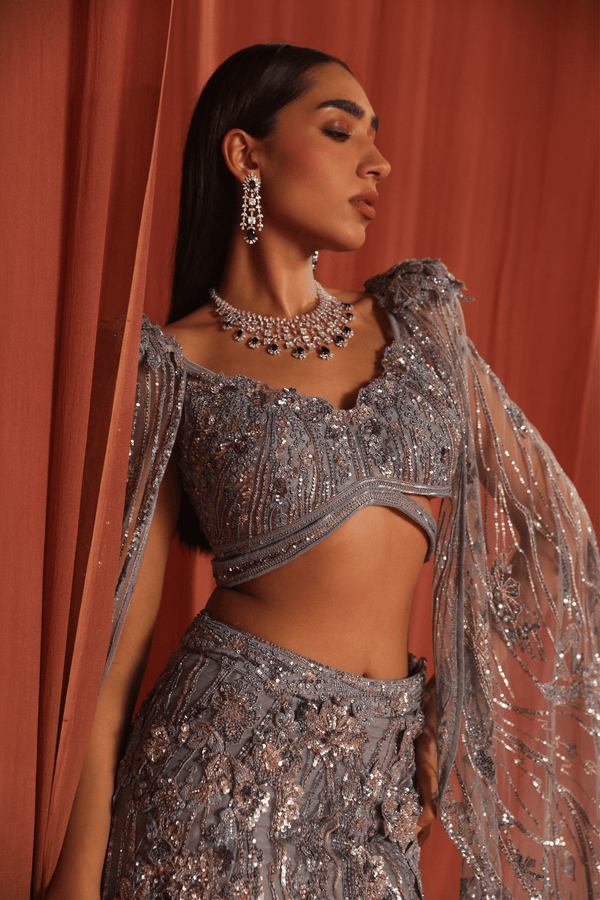 Adaara Couture - Floral Dream Lehenga - Elahe