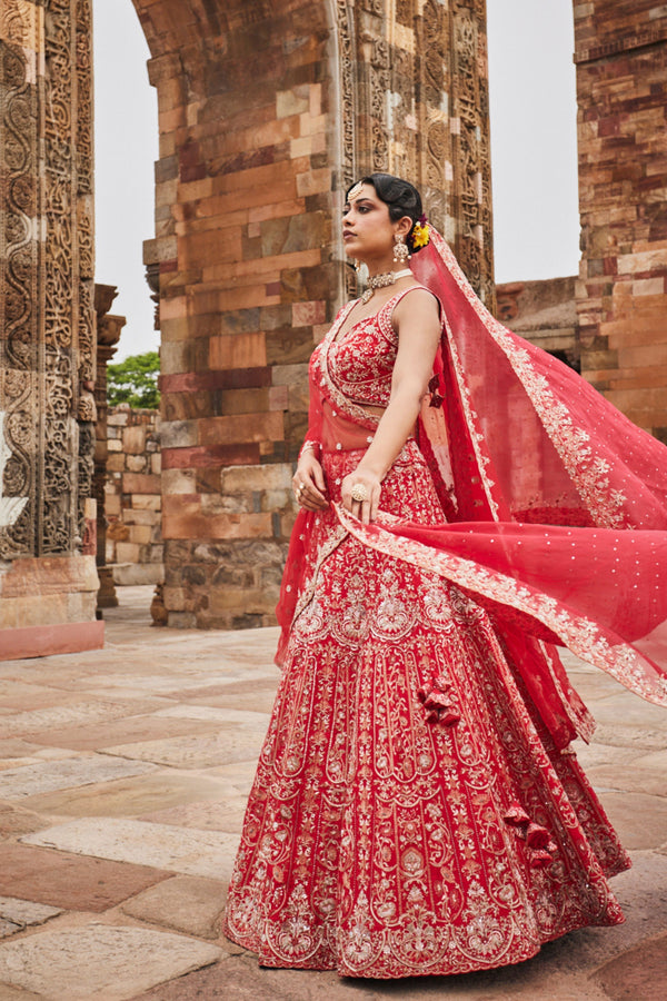 Swathi Veldandi - Omaira Bridal Lehenga Set - Elahe