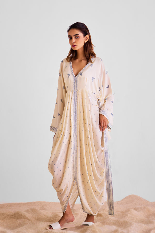 Shyam Narayan Prasad - Off White Kurta Set - Elahe