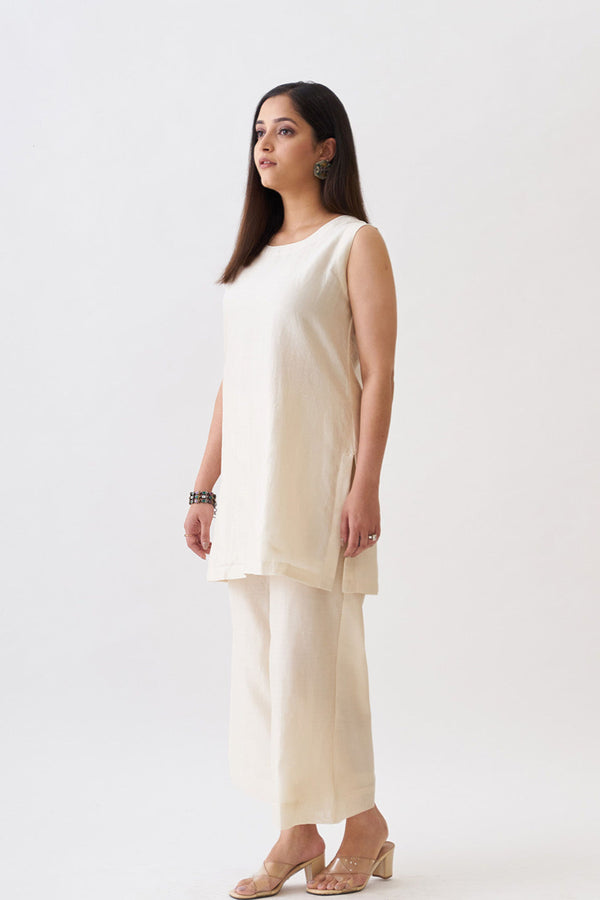 Vaaya - Off White Jacket Set - Elahe