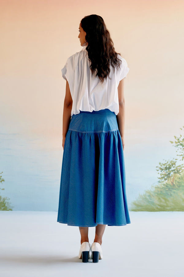 Echo Studio - Echo Denim Skirt - Elahe