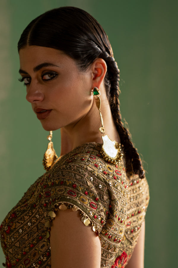 Studio Bageecha - Arohi Silk Lehenga Set - Elahe