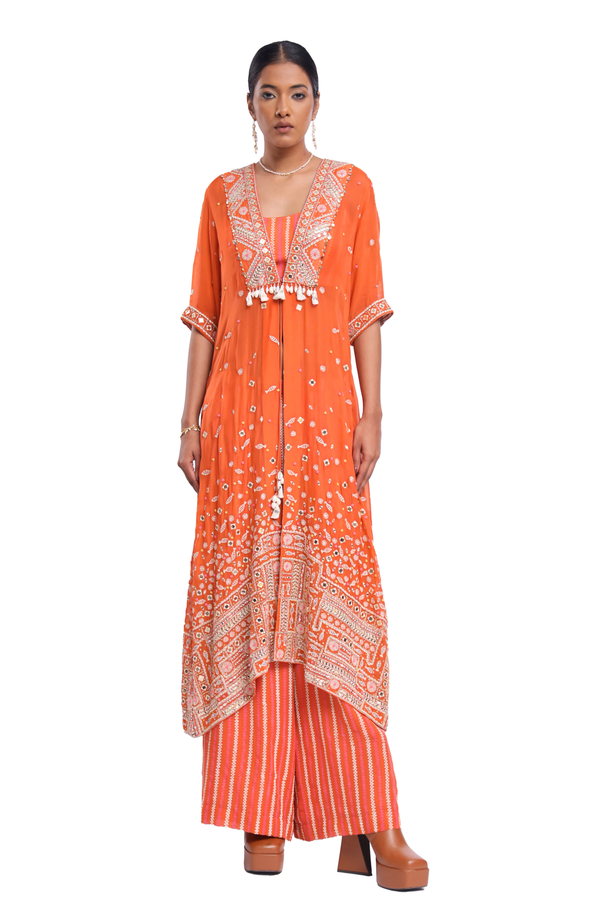 Surbhi Gupta - Orange Israa Set - Elahe