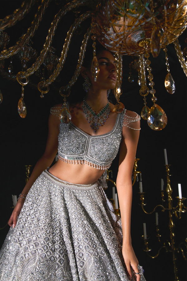 Roqa - Dariya Lehenga Set - Elahe