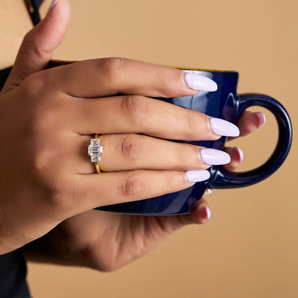 Eclat Diamonds - Emra Trio Ring - Elahe