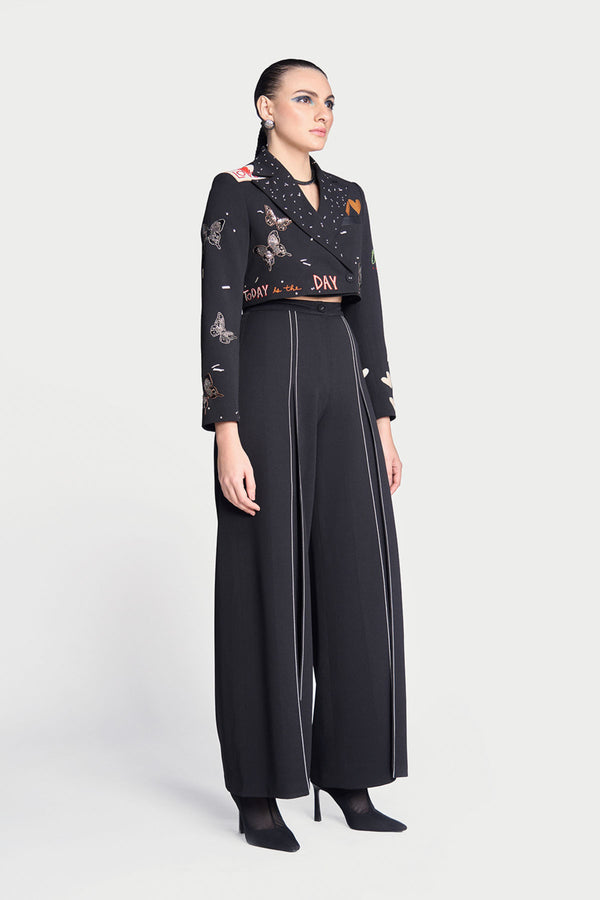 Shahin Mannan - Dream Pleated Pants - Elahe