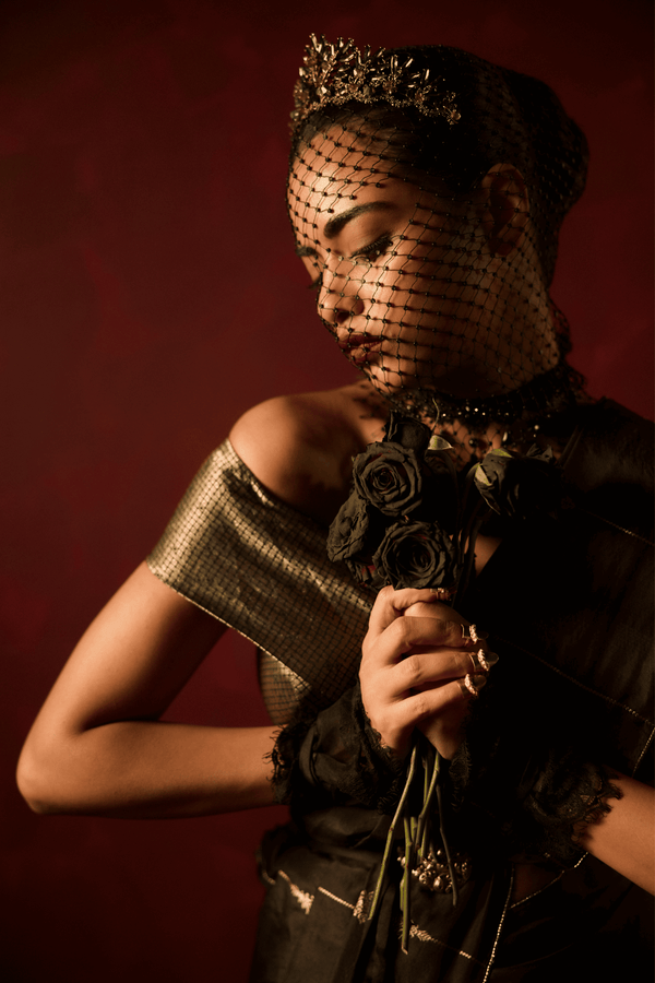 Ekaya - Bridezilla Saree in Black - Elahe