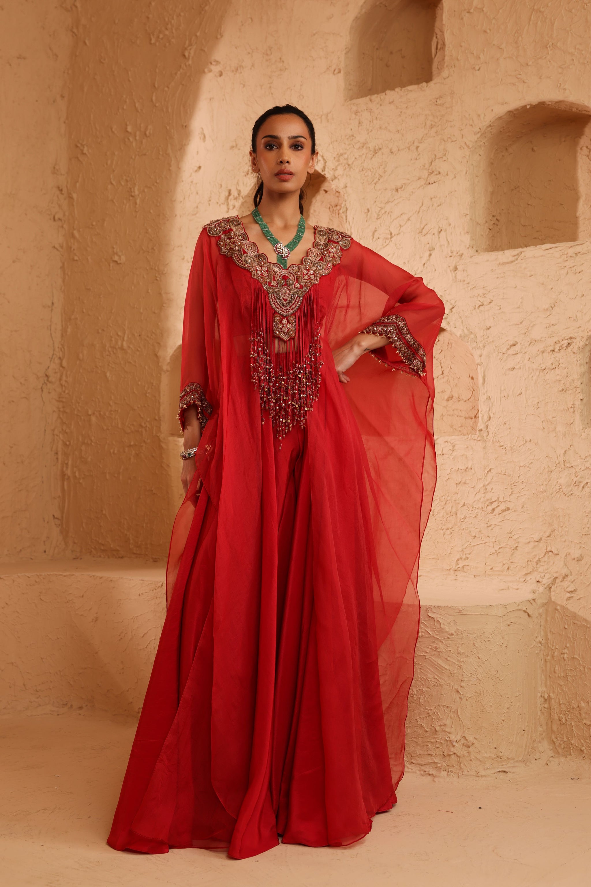 Ridhima Bhasin - Kair Cape Set - Elahe