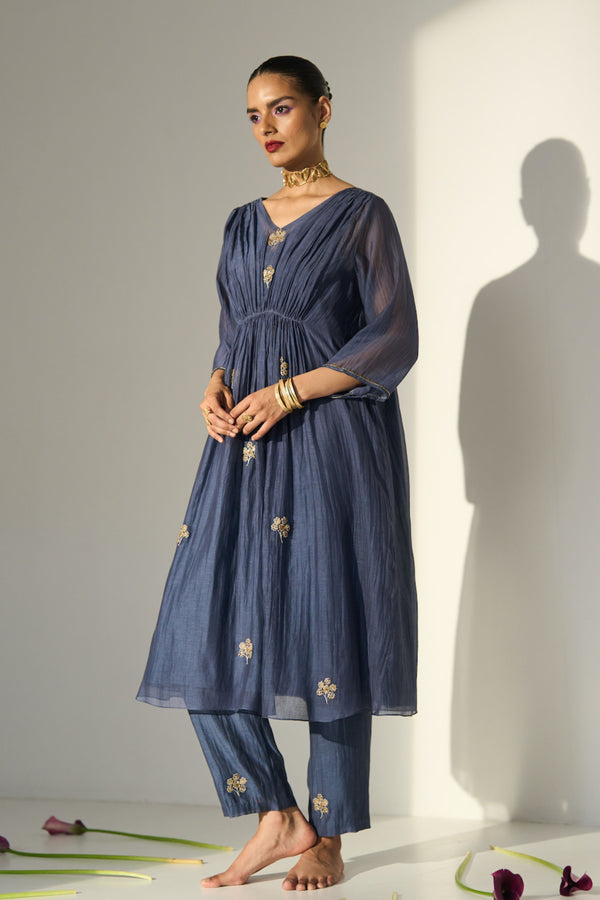 Sarang Kaur - Blue Kashni Kurta - Elahe