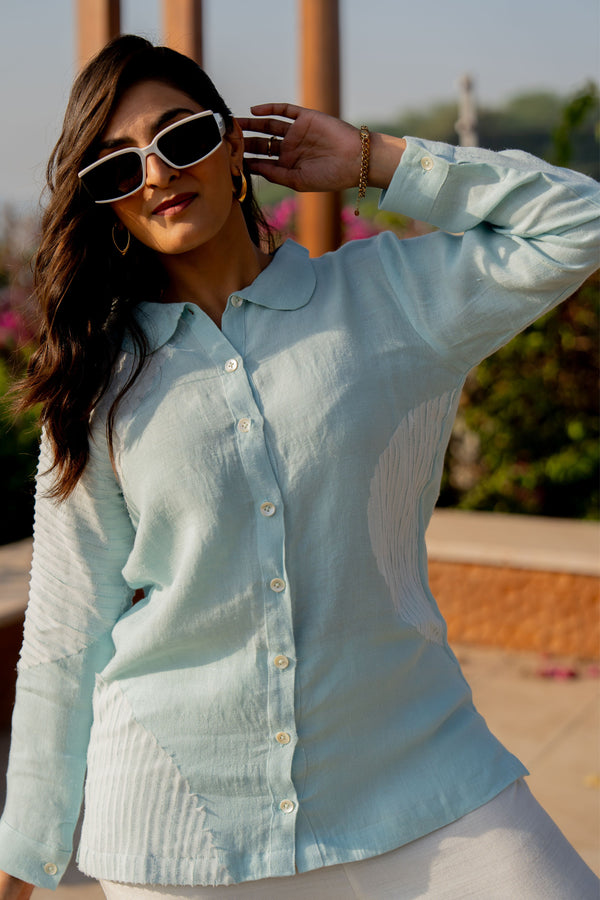 Arumaa - Sea Blue Jade Co-ord Set - Elahe