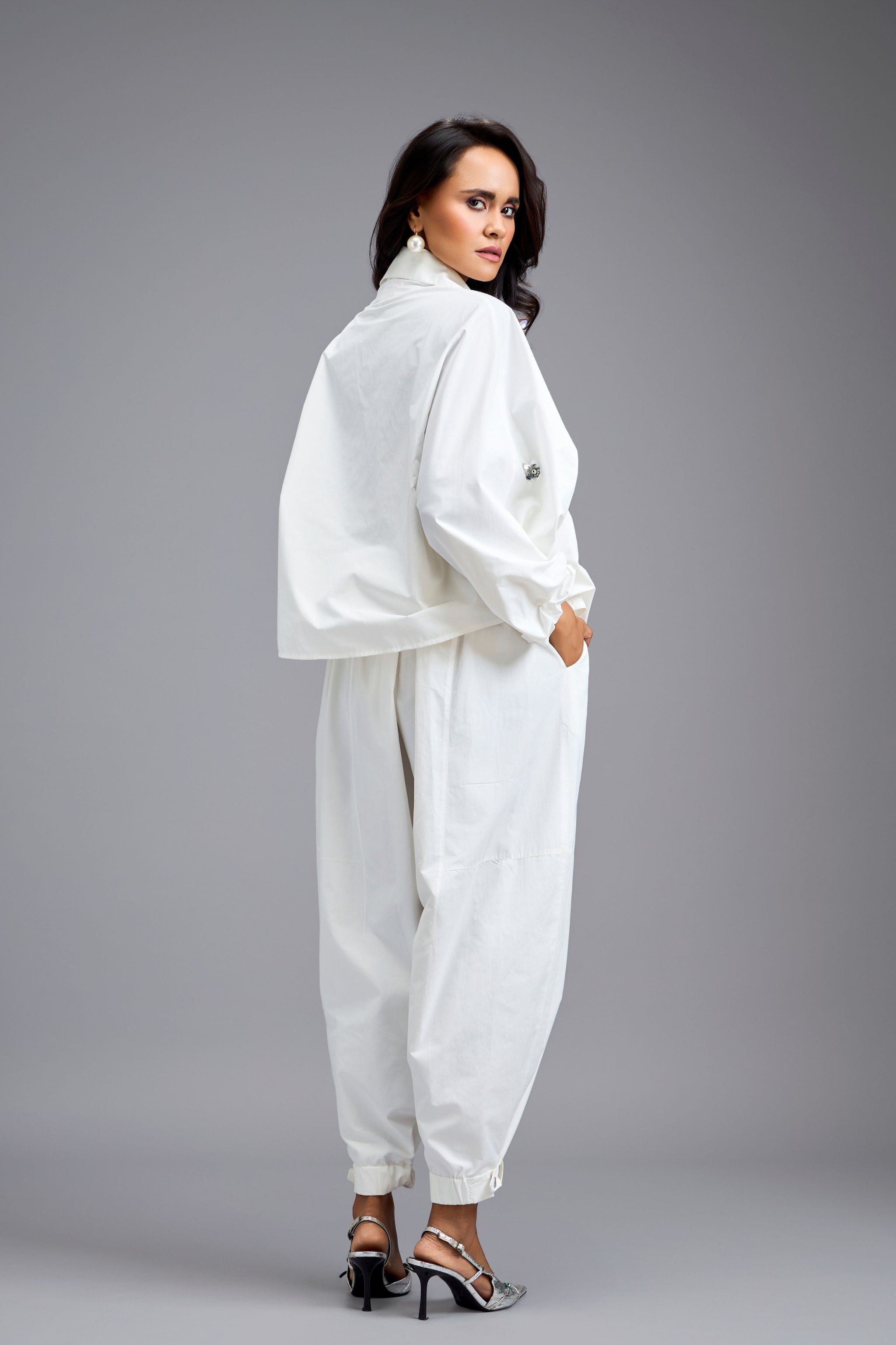 Deepika Arora - Tapered Drop Pants - Elahe