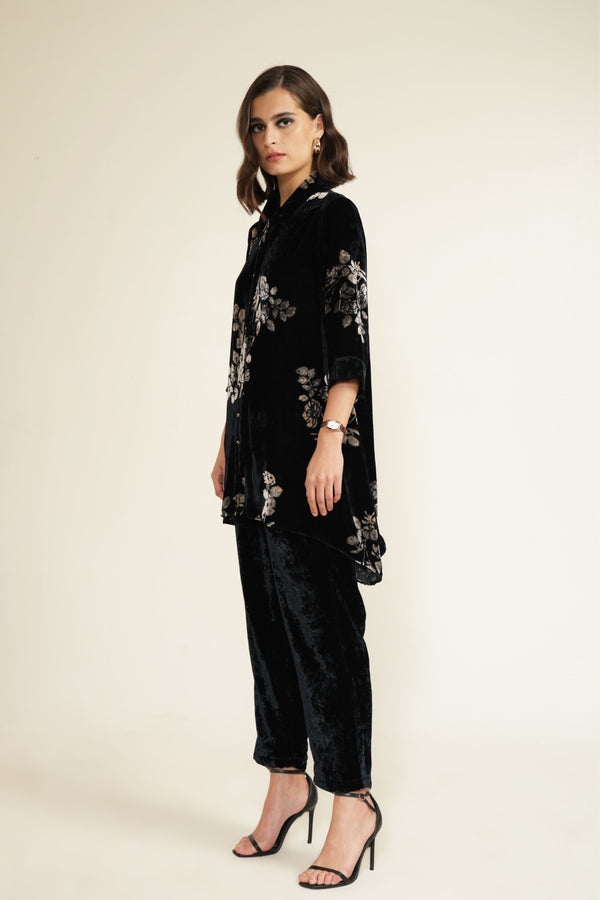 ARCVSH by Pallavi Singh - Indigo Thomas Co-ord Set - Elahe