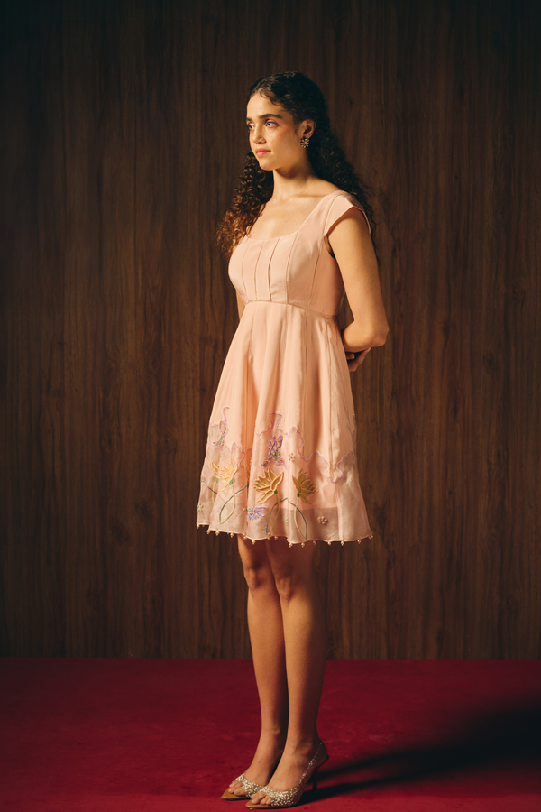 Love, Kiki - Misty Rose Short Dress - Elahe