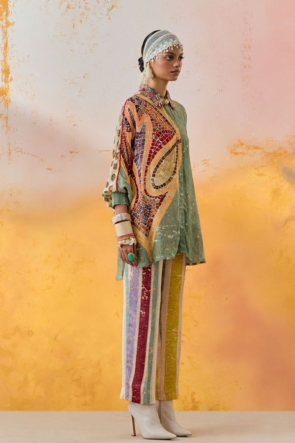 Aseem Kapoor - Jade Mandala Co-ord Set - Elahe