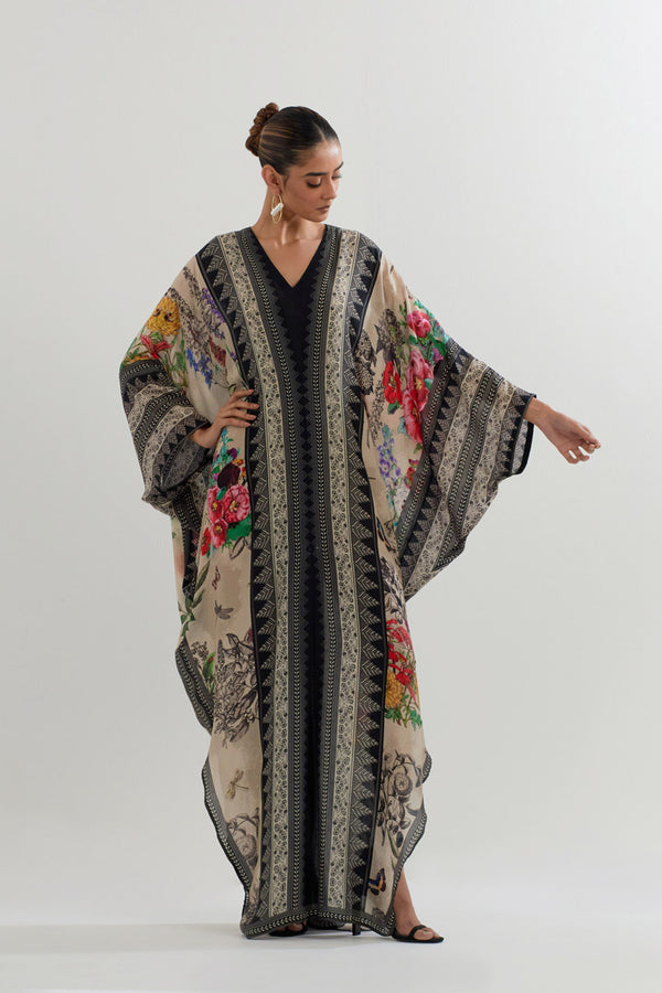 Kavita Bhartia - Botanical Printed Kaftan - Elahe