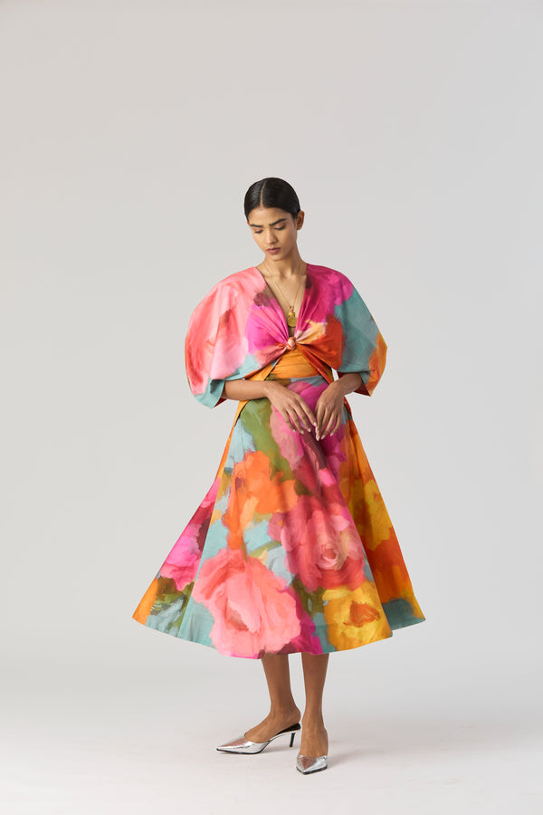 Yam India - Veronica Front Knotted Dress - Elahe