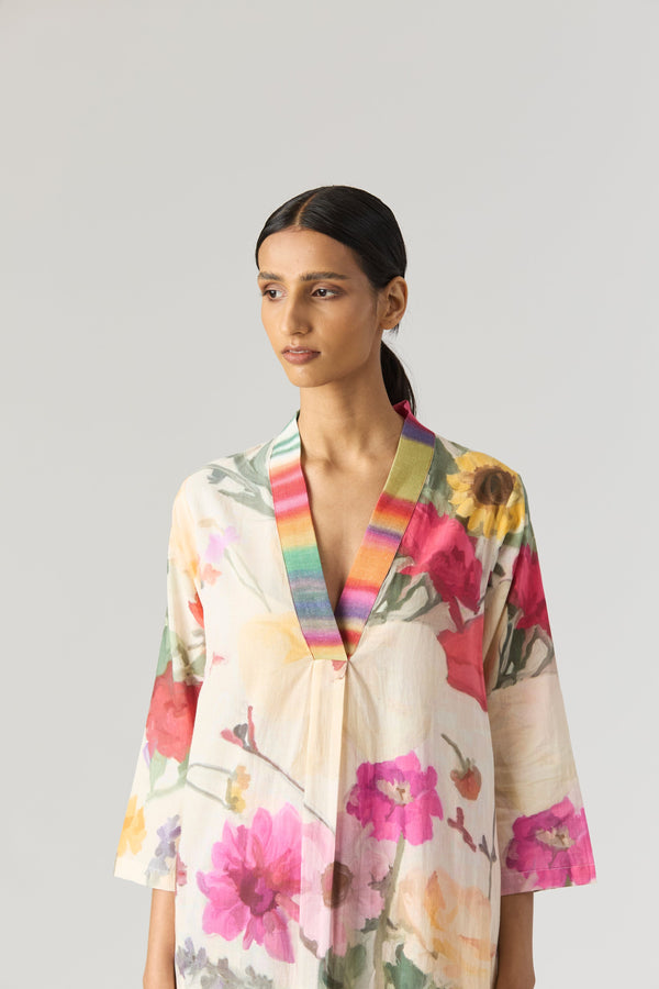 Yam India - Maria Long Kurta Set - Elahe