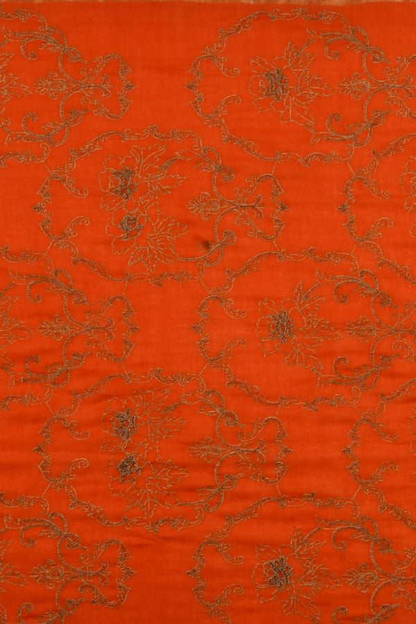 Janavi India - Cashmere Gold Vintage With Floral - Elahe