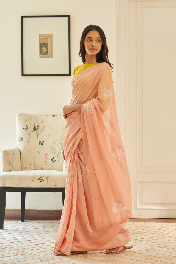 Vaayu - Tulip Floral Saree - Elahe