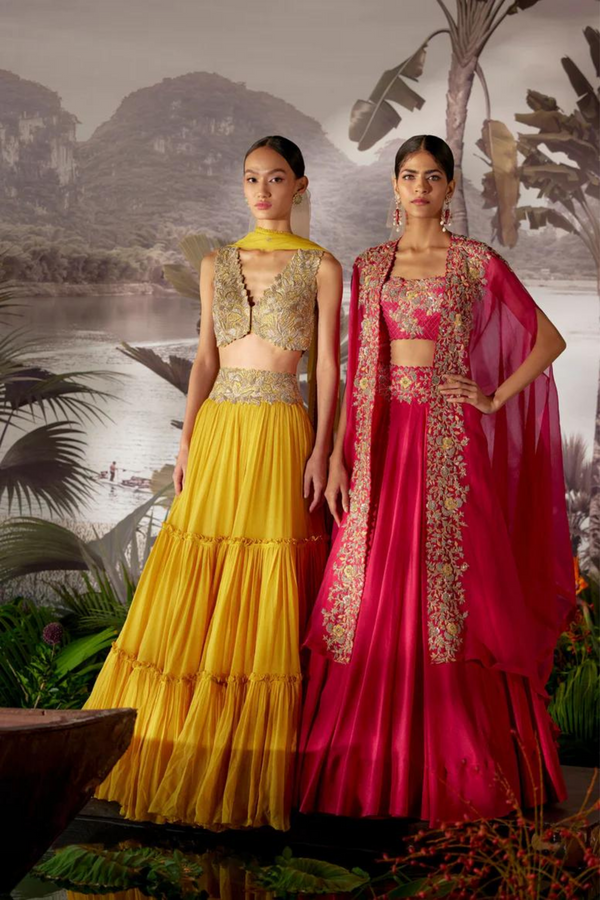 Mrunalini Rao - Kamya Tieres Lehenga Set - Elahe