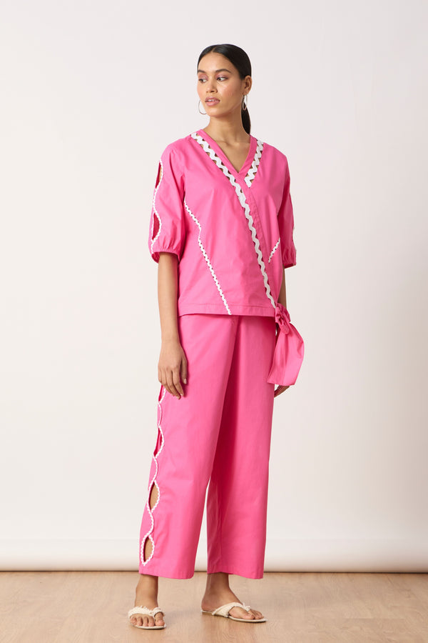 63 East - Riva Azalea Pink Pant - Elahe