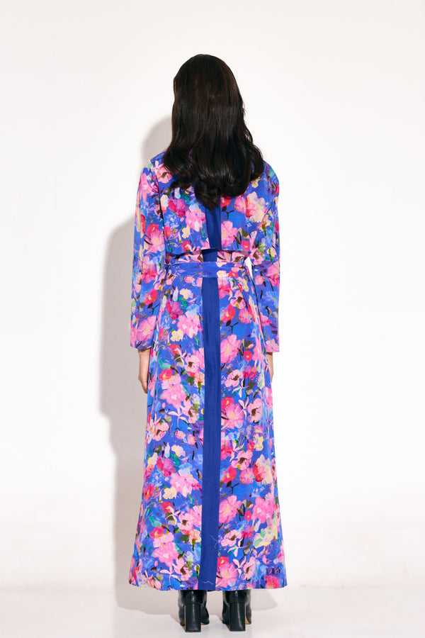 Twinkle Hanspal - Calico Print Eugene Trench Coat - Elahe