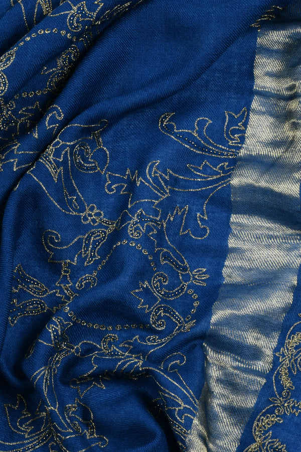 Janavi India - Cashmere Gold Vintage Jaal - Elahe