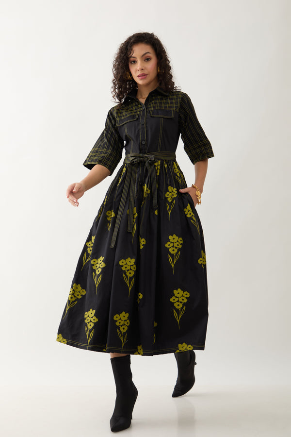 SNOB - Black Mamba Dress - Elahe