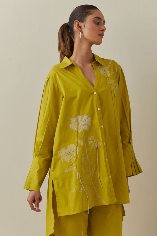 Bunka - Nada Mustard Shirt - Elahe