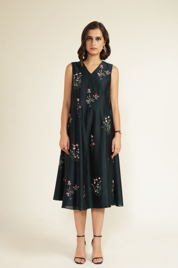 ARCVSH by Pallavi Singh - Indigo Thomas Dress Set - Elahe