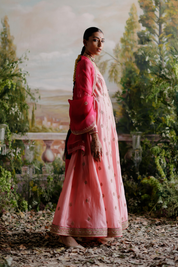Jigar Mali - Candy Pink Jacket Set - Elahe