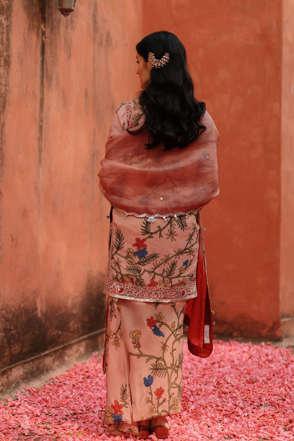 Archana Jaju - Rose Kalam Skirt Set - Elahe