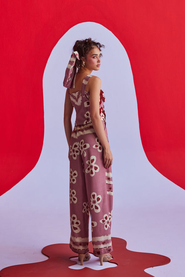 ZIP BY Payal & Zinal - Scarlet Berry Co-ord Set - Elahe