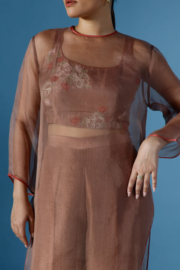 Chokhi Chorri - Maria Set In Brown - Elahe