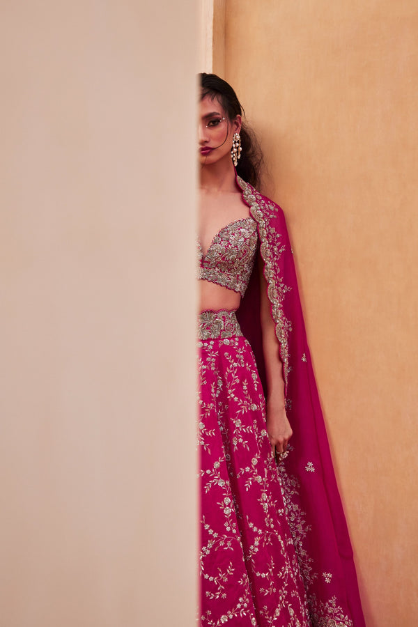 Mrunalini Rao - Lata Pearl Lehenga - Elahe