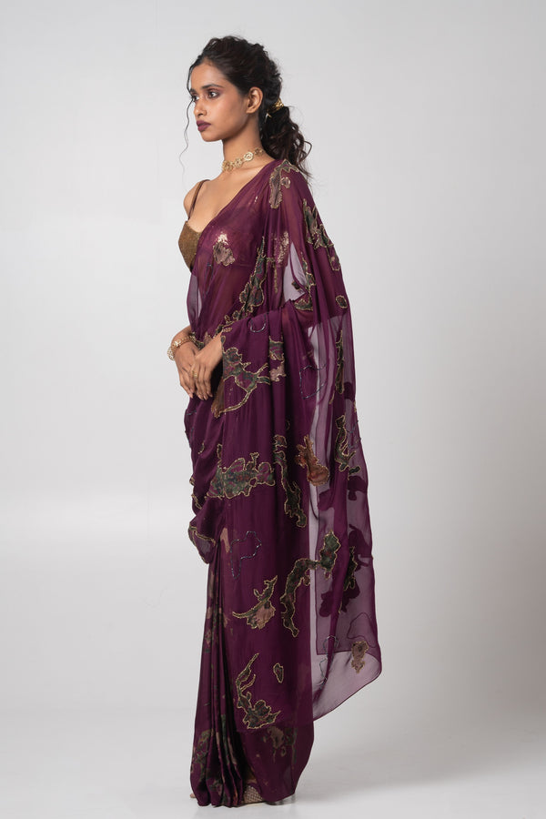 Advait - Sear Deconstructed Saree - Elahe