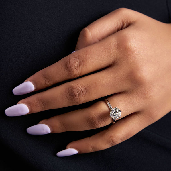 Eclat Diamonds - 2Cts Classic Solitaire Ring - Elahe