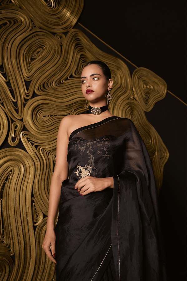 Ekaya - Midnight Kiss Saree - Elahe