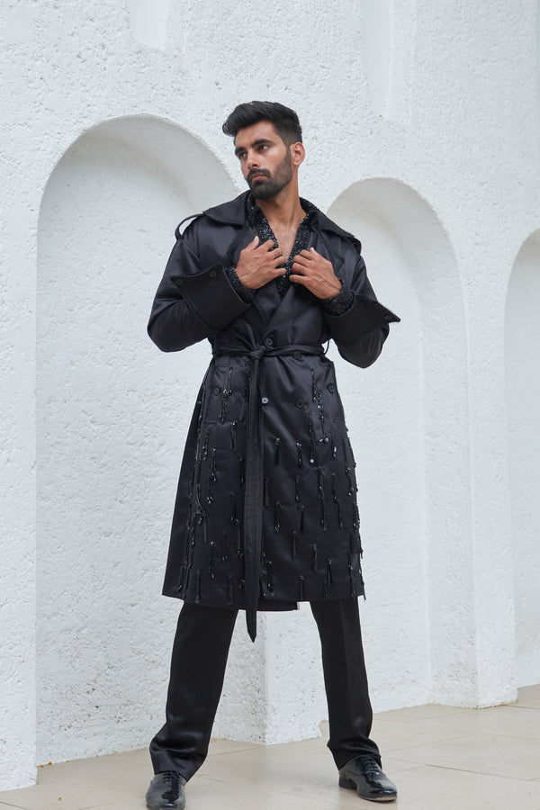 Mahima Mahajan Menswear - Raab Trench Coat - Elahe