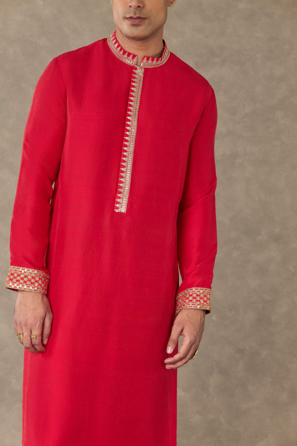 Masaba Menswear - Red Anar Set - Elahe