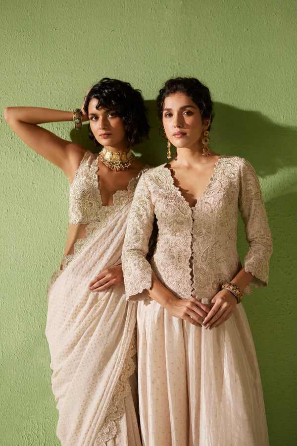 Mrunalini Rao - Mohak Jacket Set - Elahe