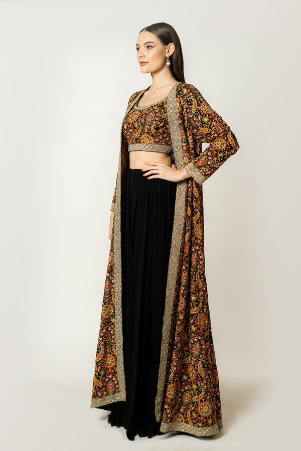 Rabani and Rakha - Rabia Jacket Set - Elahe