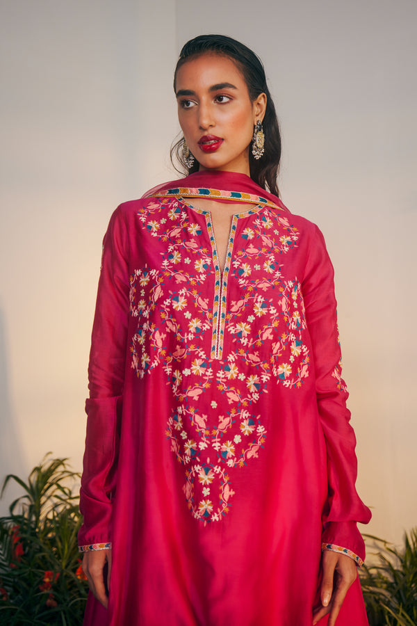 Shikha Mehta - Rani Kimaya Kurta Set - Elahe
